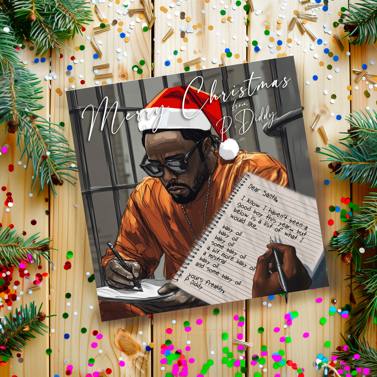 Diddy Christmas Card | Funny Cards