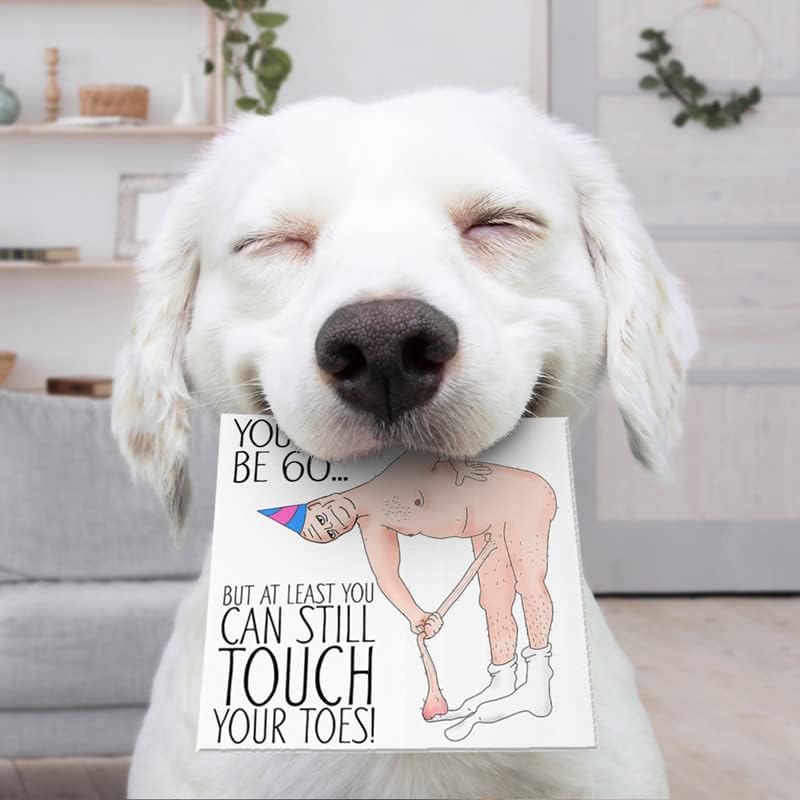 Touch Your Toes Card | Funny 60th Birthday Card
