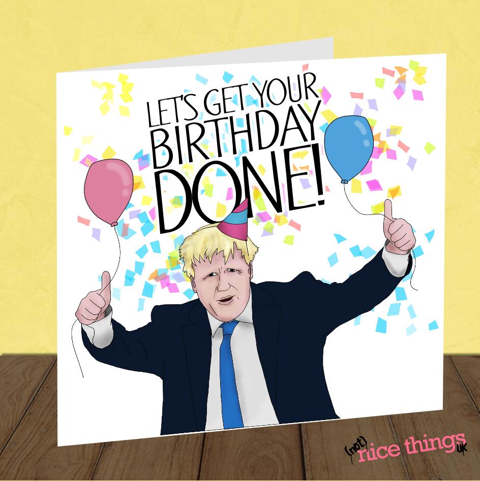 Boris Johnson Birthday Card | Funny Birthday Card