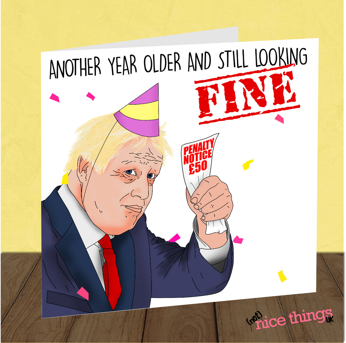 Looking Fine Birthday Card | Funny Boris Card