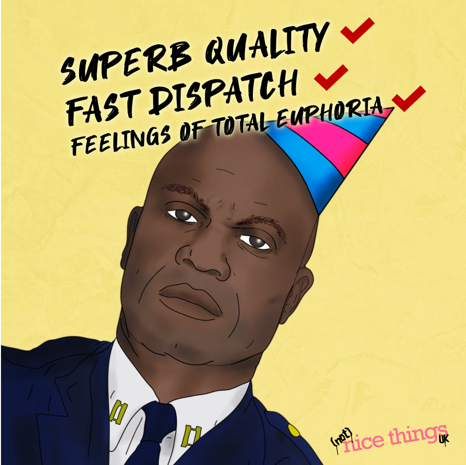 Funny Captain Holt Birthday Card | Brooklyn 99 Card
